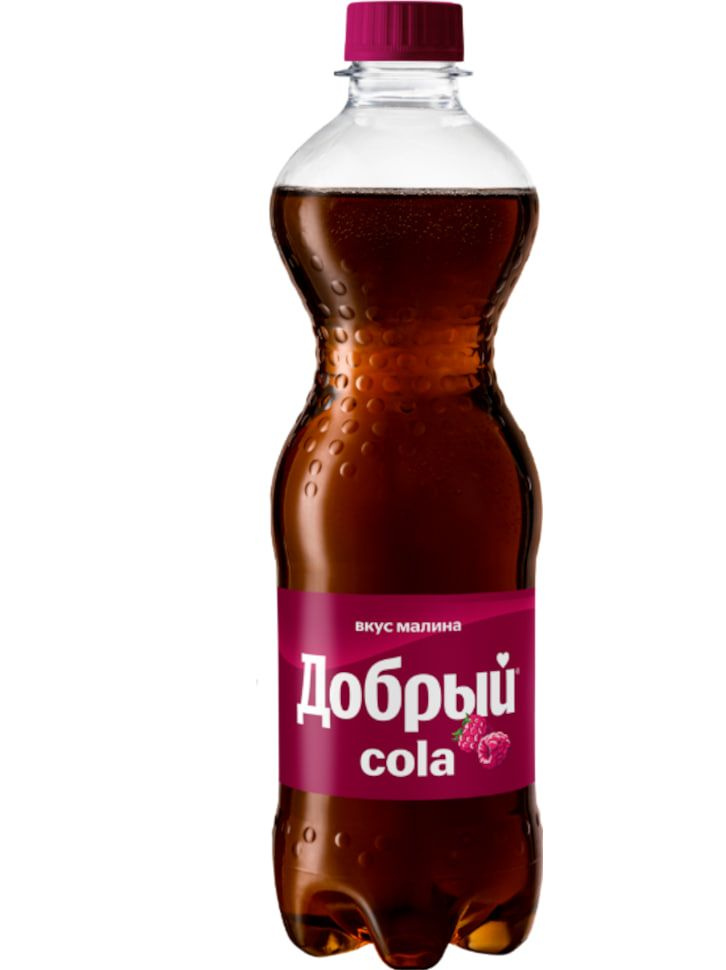 Добрый лимонад 0,5л.*24шт. Кола Малина купить на OZON по низкой цене ...