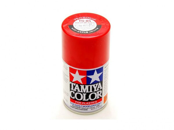 85085 TAMIYA TS-85 Bright Mica Red (Ярко-красная слюда) краска-спрей ...