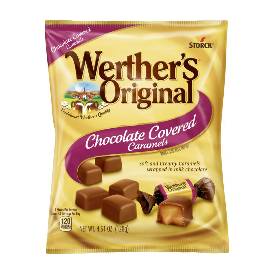 Шоколадные конфеты Werther's Original Soft Chocolate Toffees с ...