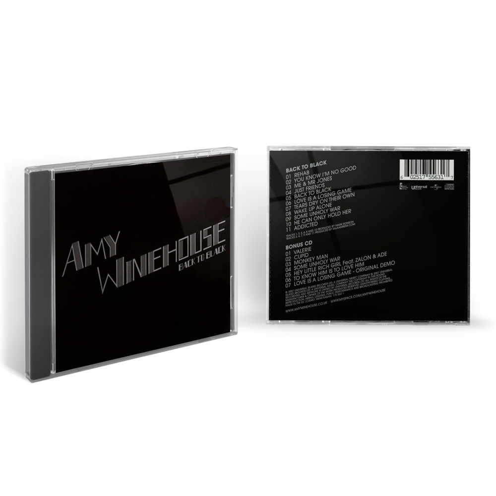 CD Amy Winehouse - Back To Black - deluxe (2CD) 2007 Island Jewel Аудио ...