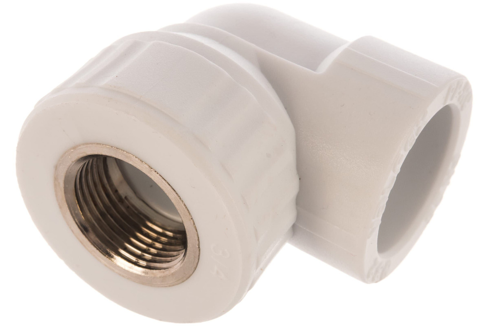 Уголок комбинированный 32 х 3/4' ВР полипропиленовый PPR белый 10125132 VALFEX - купить с ...