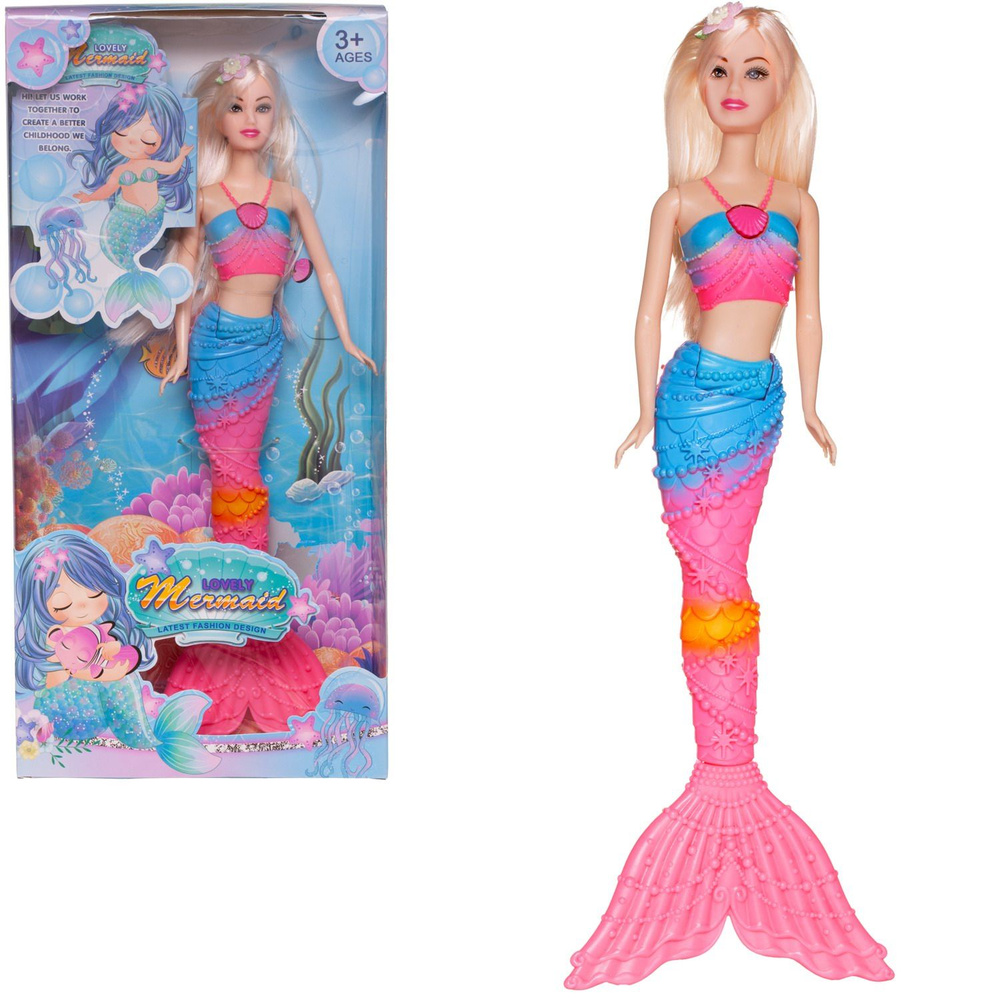 Кукла Junfa Русалочка (платиновая блондинка) с подсветкой 33 см - купить с доставкой по выгодным ...