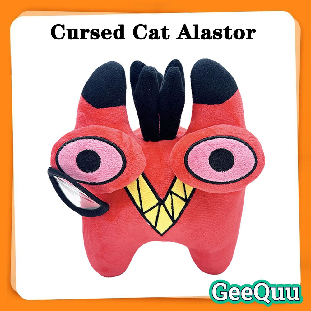 Мягкая игрушка Аластор демон ХАЗБИН/"Cursed Cat Alastor"35cm - купить с ...