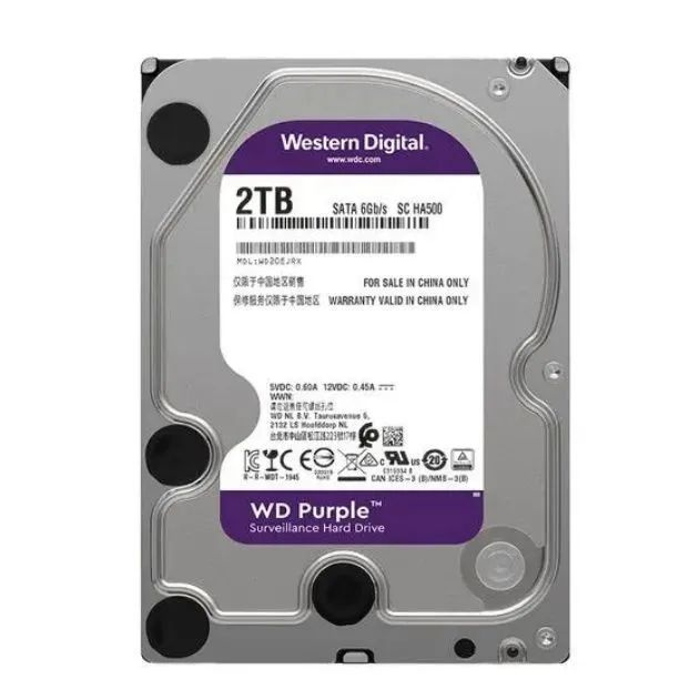 2 ТБ Внутренний жесткий диск Western Digital Blue 3.5" 7200 (WD20EZAZ ...
