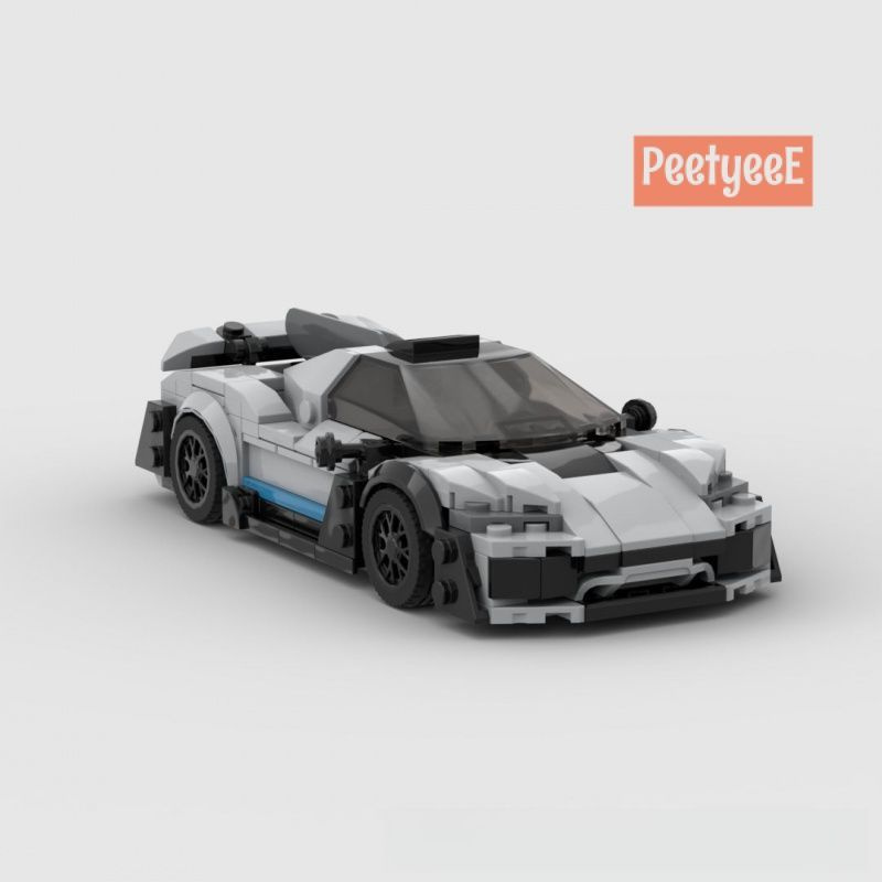 Строительный блок автомобиля Mercedes-Benz AMG ONE Moc собранная ...