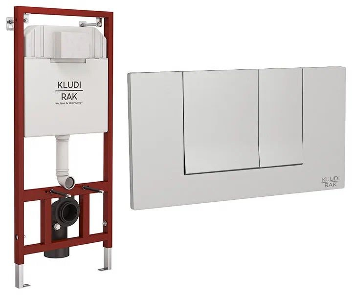 Комплект 2 в 1 Инсталляция KLUDI RAK80000 с клавишей смыва RAK80010 ...