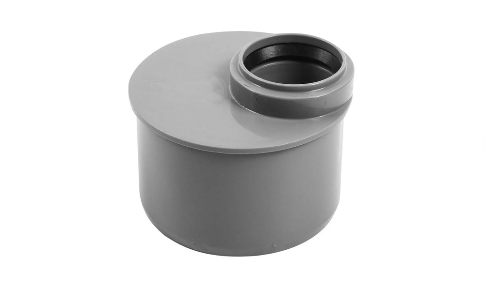 Переход канализационный эксцентрический 110-50мм короткий черный 61166 ...