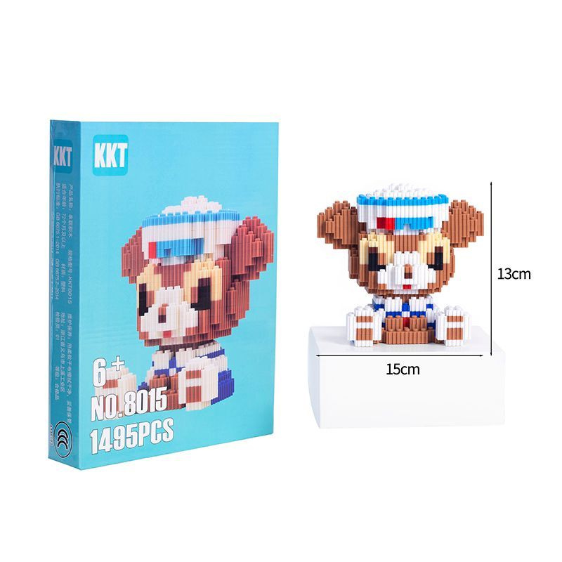 Magic Block 3D конструктор из миниблоков Минни медведь (1286 деталей ...