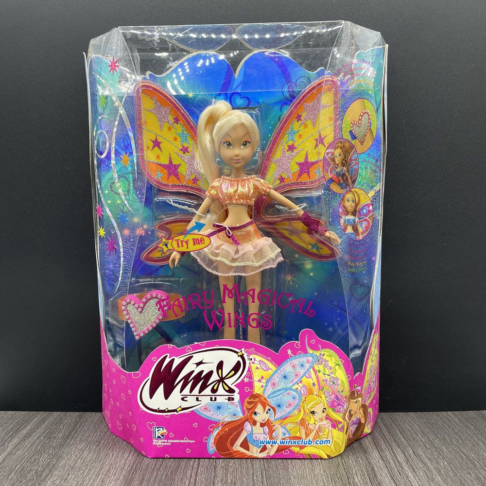 winx club Блум Стелла флора Девочка-кукла Волшебные крылья винкса ...