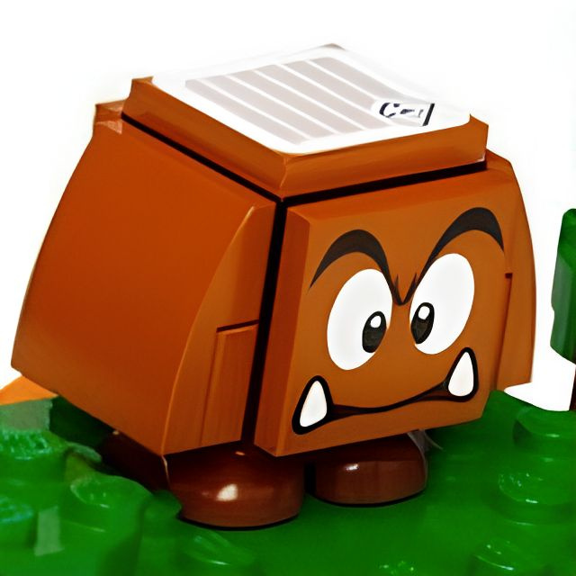Минифигурка Lego Goomba (Black Interior Pieces) - Neutral mar0034 N ...