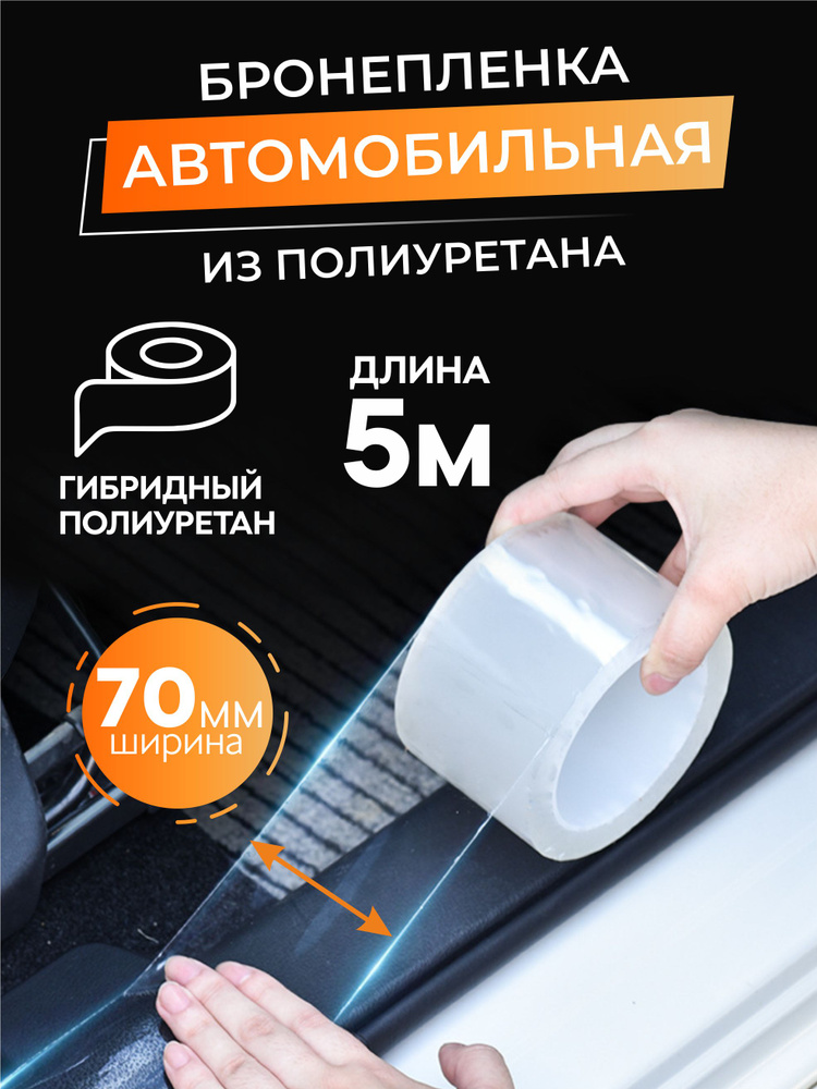 Бронепленка на автомобиль прозрачная, защитная пленка для автомобиля ...