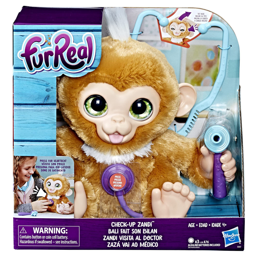 Hasbro FurReal Friends Chuck Up Zandi Plush Animal / Электронное ...