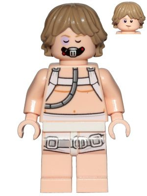 Минифигурка Lego Luke Skywalker (Bacta Tank Outfit, Dark Tan Hair ...