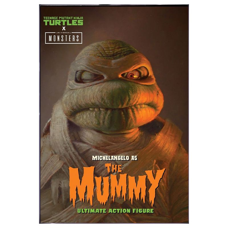 Neca Universal Monsters Teenage Mutant Ninja Turtles Michelangelo as ...
