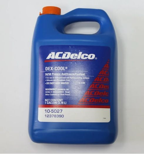 Антифриз AC DELCO COOLANT DEX-COOL 50/50 PREMIX (3,78 л) купить на OZON ...