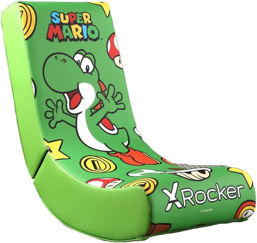 Игровое кресло X-Rocker Nintendo Video Rockers - Yoshi - Power Up ...