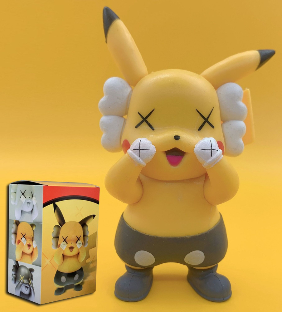 Фигурка Кавс Компаньоны / KAWS Покемон Пикачу / Pokemon Pikachu (10см ...