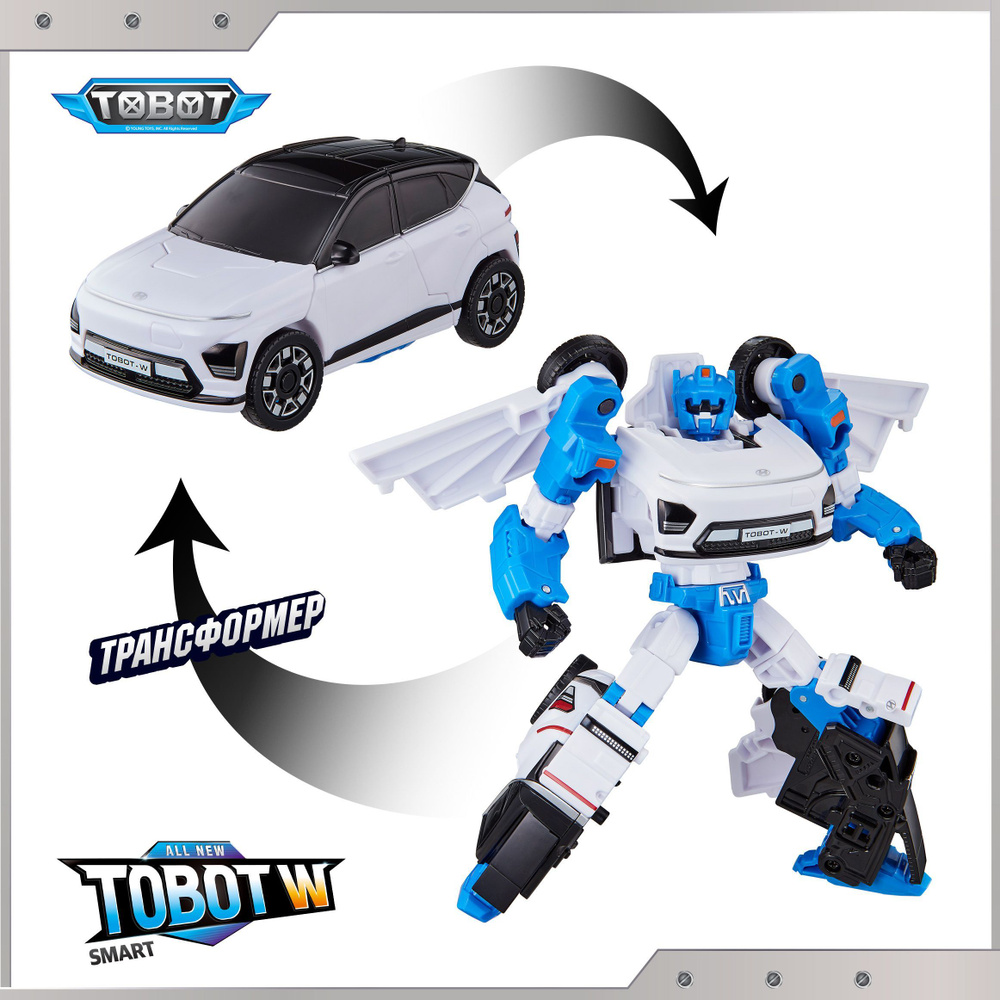 Робот-трансформер Tobot , ТОБОТ МЕДИУМ W NEW, Young Toys, 301182 купить ...