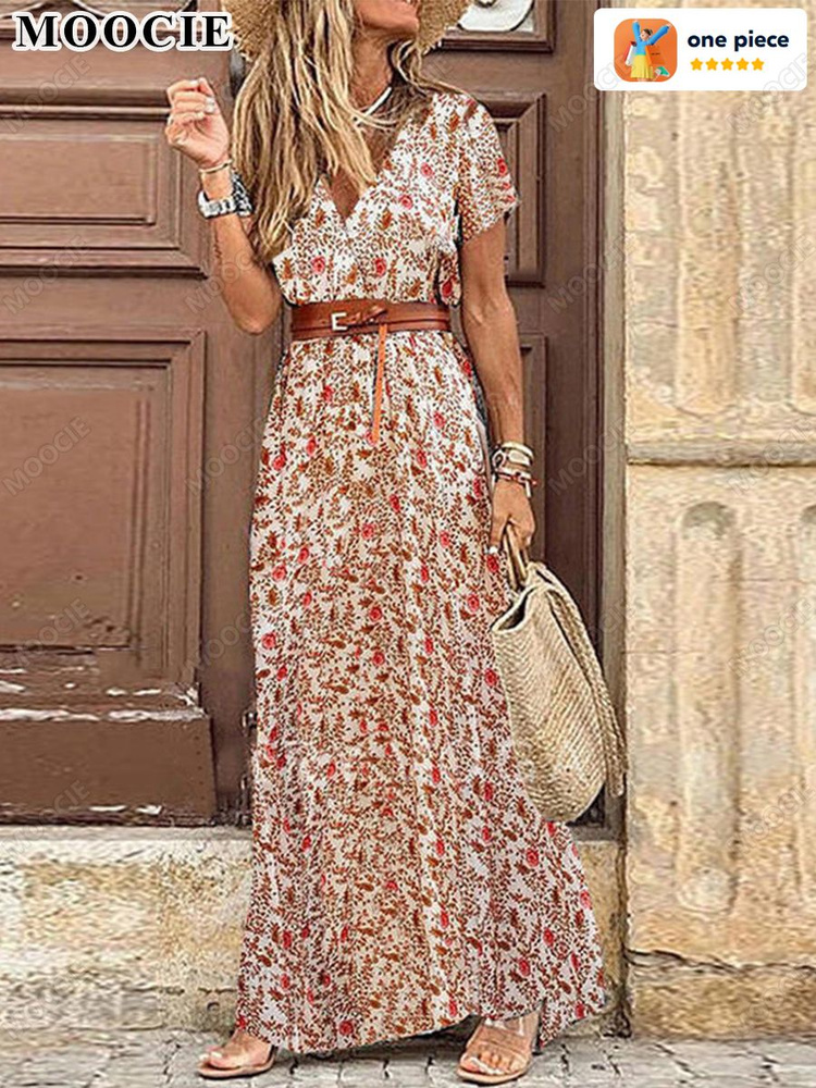 Платье Женский MOOCIE красный Повседневный Длинный Жаккард, размер 50 Без застежки Однотонный ...