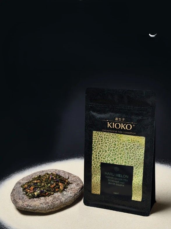Чай зеленый листовой KIOKO Haru Melon, Premium, 100 г, с ароматом дыни купить на OZON по низкой ...