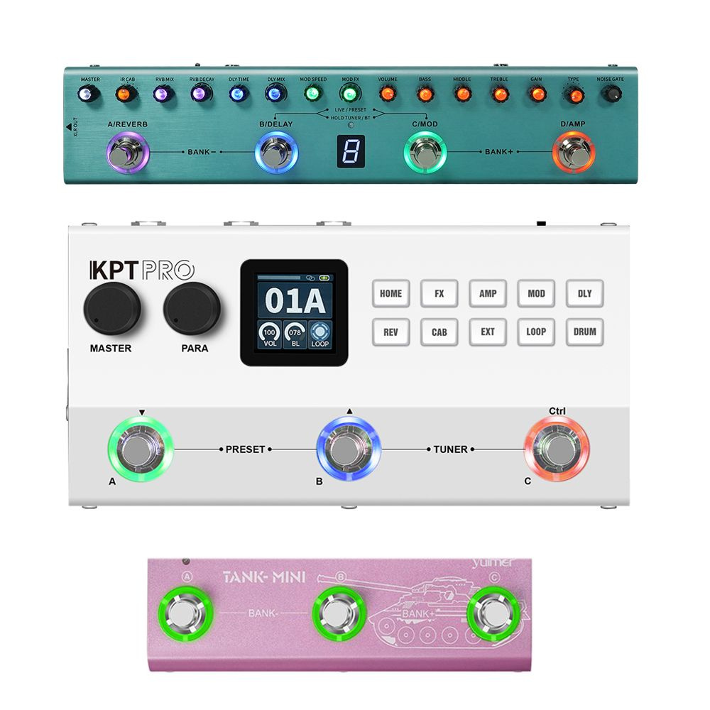 Yuimer KPT PRO Гитарная педаль обновленная версия от TANK-G с ...