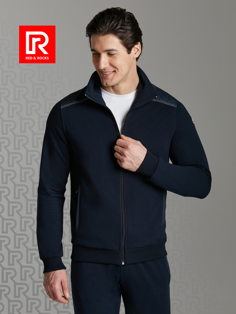 Костюм спортивный Мужской Red-N-Rock'S Домашний темно-синий, размер 52 Футер Баскетбол, Бильярд ...