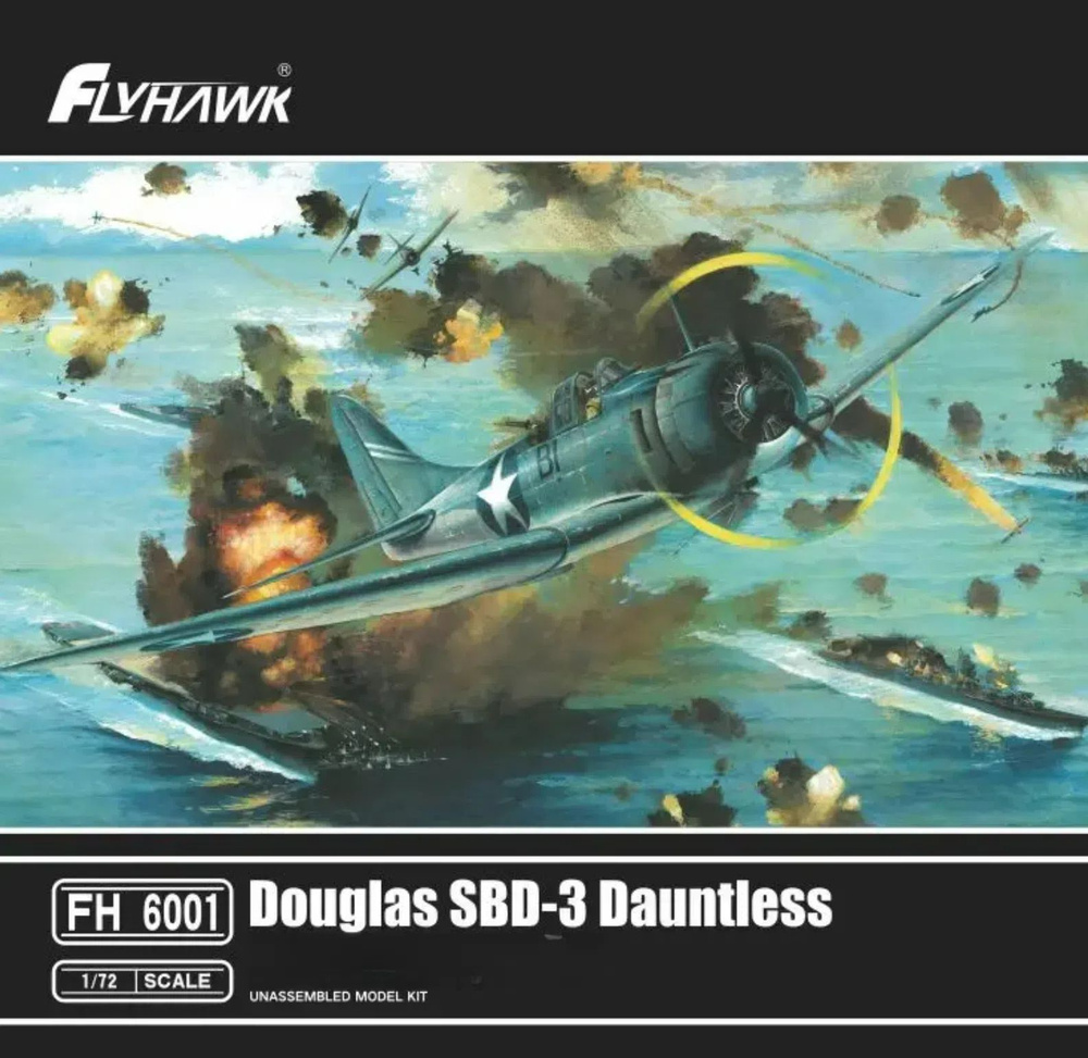 Flyhawk FH6001 1/72 Douglas SBD-3 Dauntless Модель сборки самолёта купить на OZON по низкой цене ...