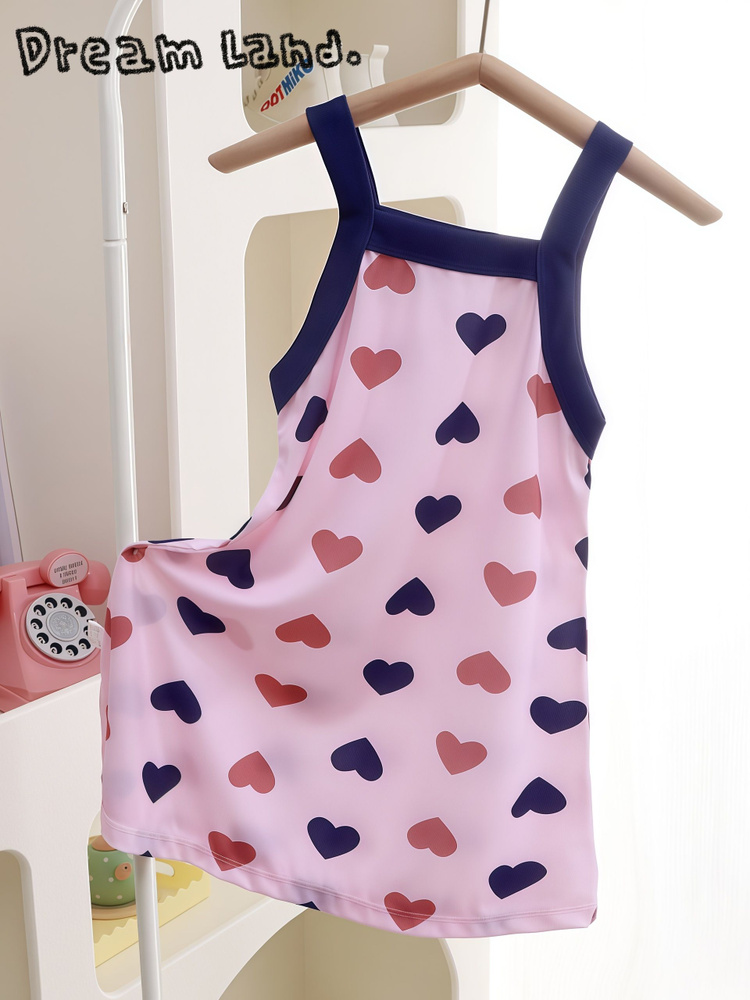 Ночная сорочка для малышей Девочки, размер 130 пыльная сирень Цветочный ...