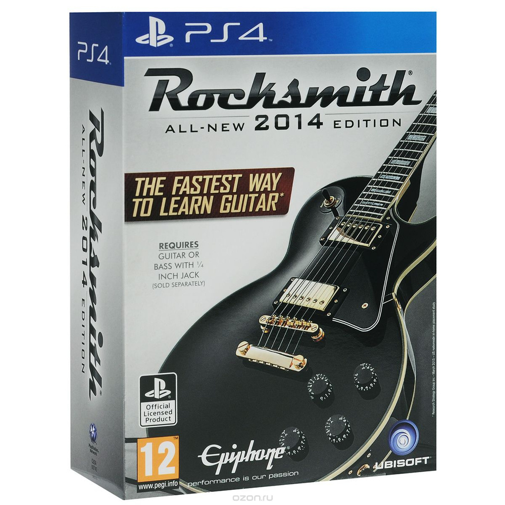 Игра Rocksmith 2014 - Remastered (Игра + кабель для подсоединения ...