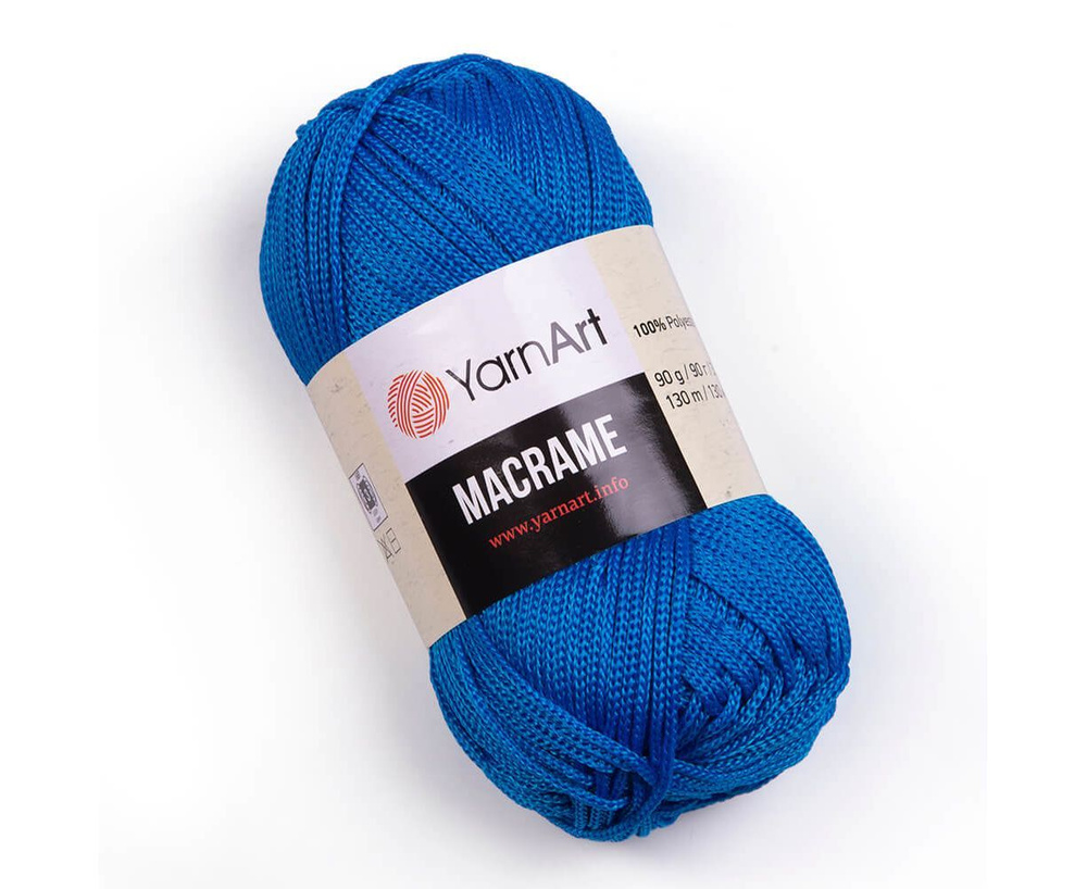 YarnArt Макраме №139 (синий) купить на OZON по низкой цене (2129703964)