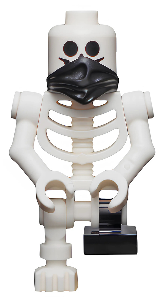 Минифигурка Lego Skeleton with Standard Skull, Scarf gen094 U купить на ...