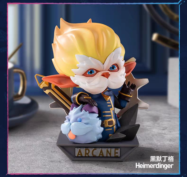Фигурка TV Arcane League of Legends Heimerdinger w/Poro (Распакованная ...
