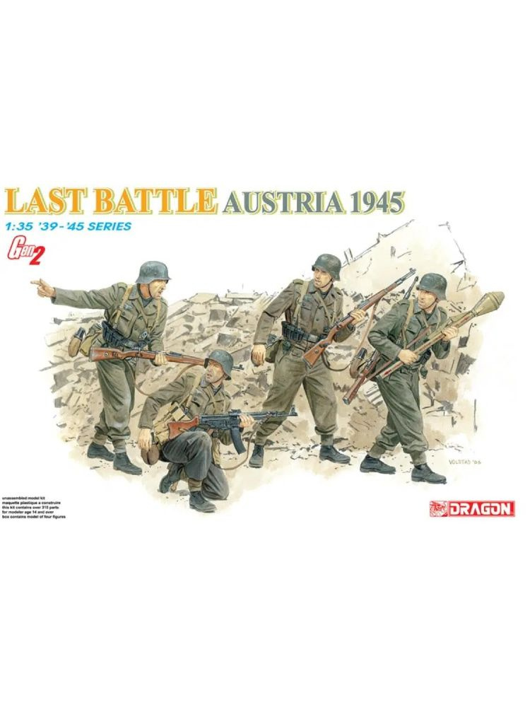 Dragon 1/35 6278 WWII German Infantry Late Battle (Austria 1945) (4 ...