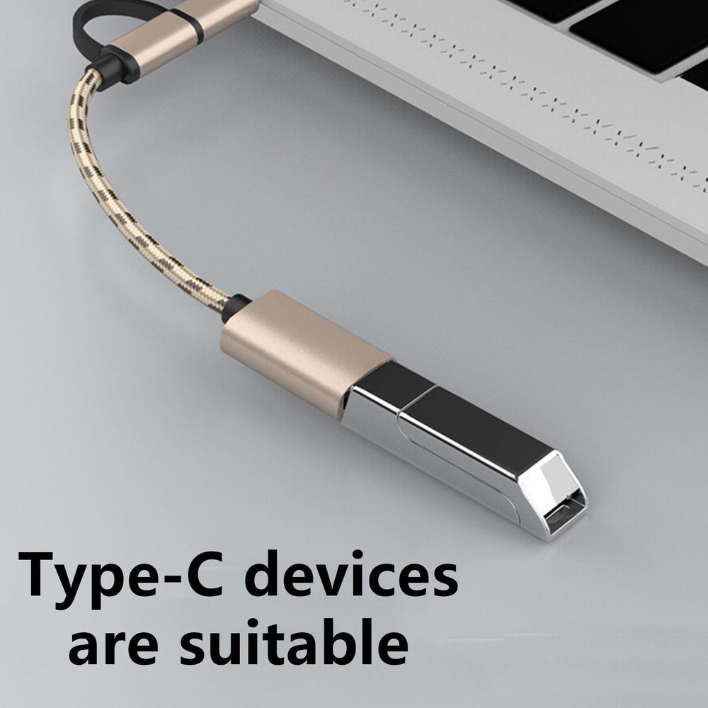 2-интерфейсный кабель-адаптер USB C/Small для устройств USB/Type C ...
