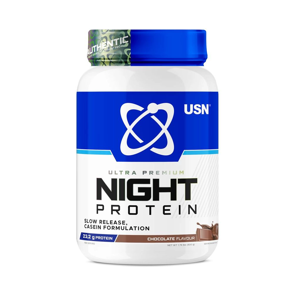 USN Casein Ultra-Premium Night Protein 800 г Казеин со вкусом шоколада ...