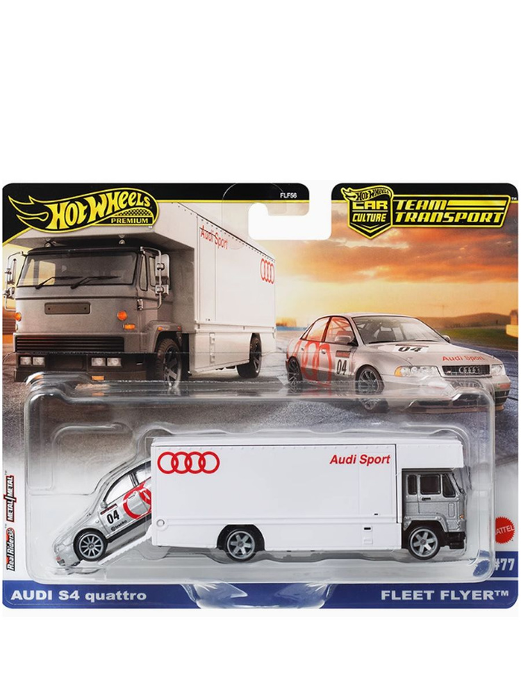 Mattel Hot Wheels Транспортер FLF56 Команда Audi S4 купить на OZON по ...