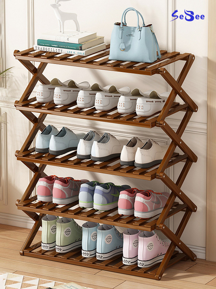 Обувница SeBee Обувница_для_прихожей 0820, Бамбук, 70x25x90 см купить c доставкой на OZON по ...