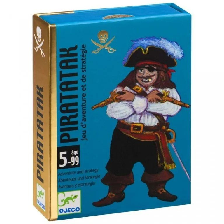 Настольная карточная игра Djeco - Piratatak купить на OZON по низкой ...