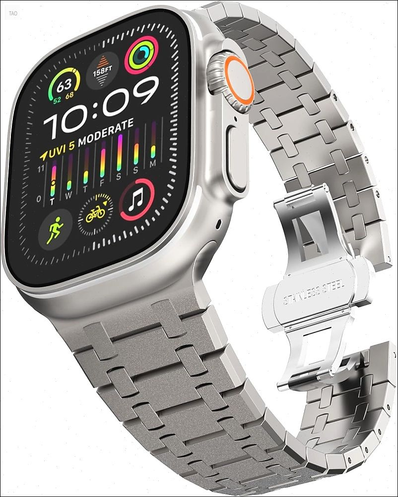 Ремешок из нержавеющей стали 304 для Apple Watch Ultra/ Ultra 2 49mm ...