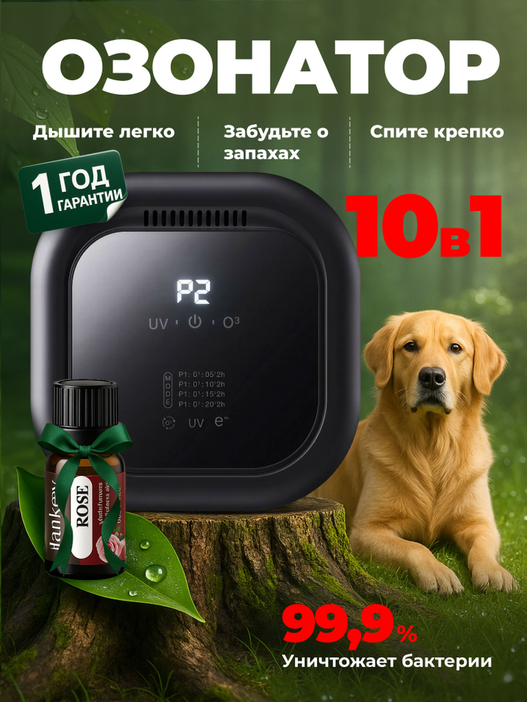 Очиститель воздуха для дома озонатор ионизатор Oт пыли и запахов