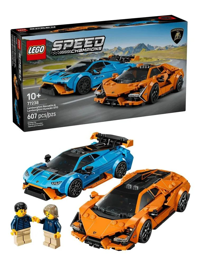 LEGO Speed Champions Lamborghini Revuelto & Lamborghini Hurac n STO 607 ...