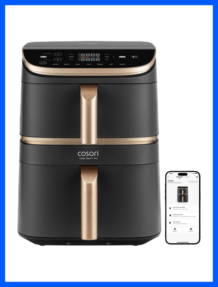 COSORI Аэрогриль Turbo Tower Pro Smart CAF-DC123S-DEUR, черный купить ...