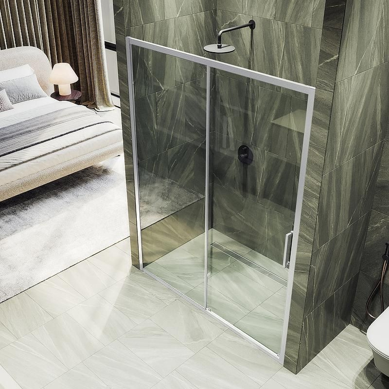 Душевая дверь Maybah Glass MGD-1277-5 1500x1950 раздвижная профиль Хром ...