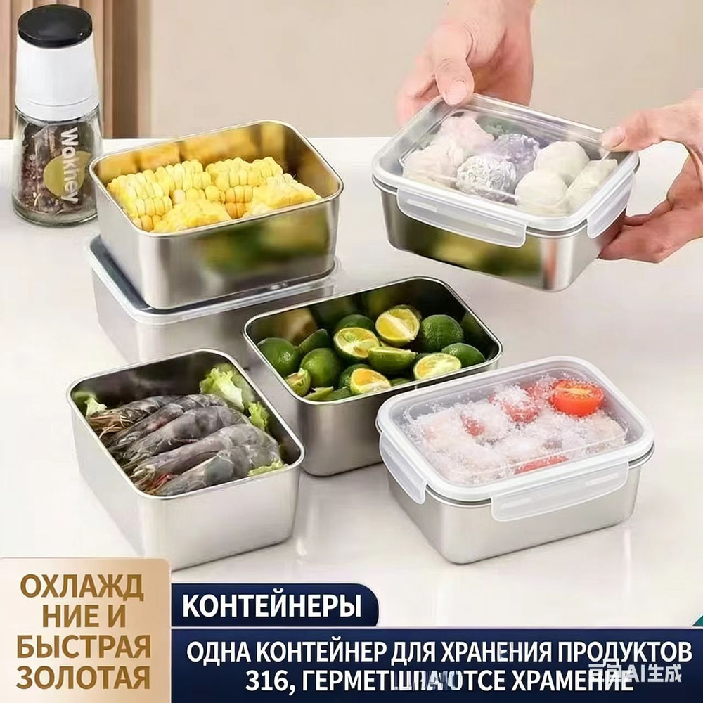 Контейнер пищевой, 4,5 мл, 3 шт купить на OZON по низкой цене (3231201064)