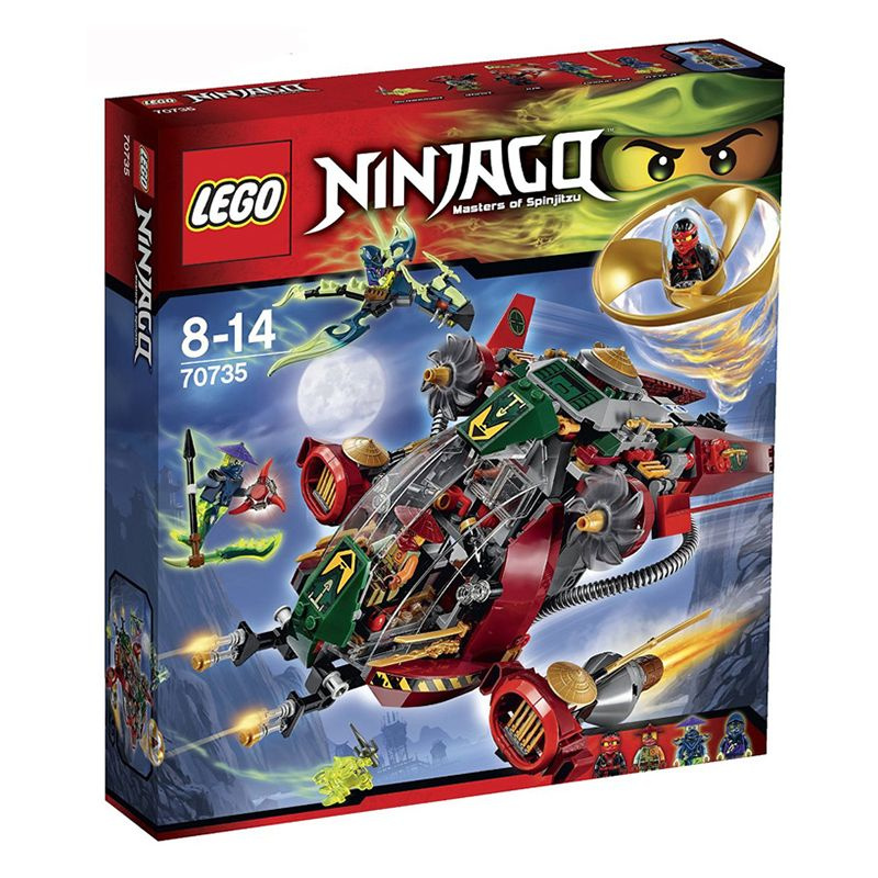 LEGO Ninjago Characters Flying Sky Rotation Technique Super War Machine ...