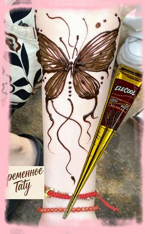 Хна для михенди/временных тату Golecha. коричневый купить c доставкой ...