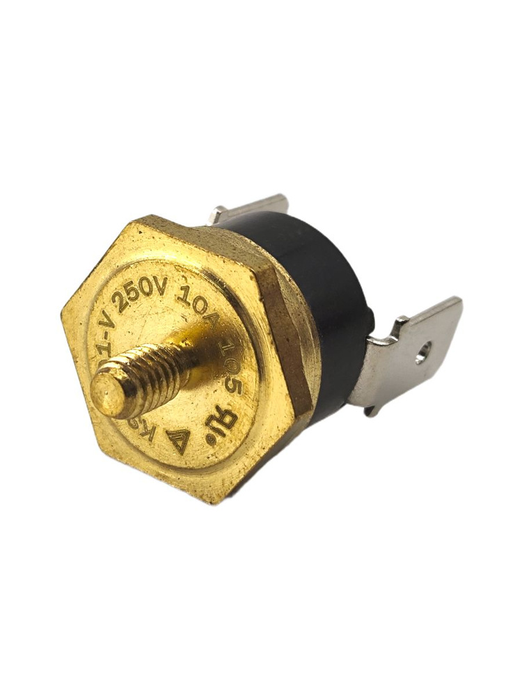 Термостат предохранительный KSD 105C 250V 10A резьба М4 для котлов BAXI ...