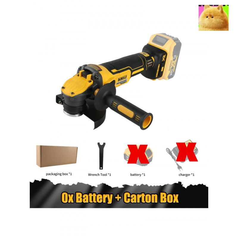 DEWALT DCG409 125 мм плоская головка угловая машина для резки 20v ...