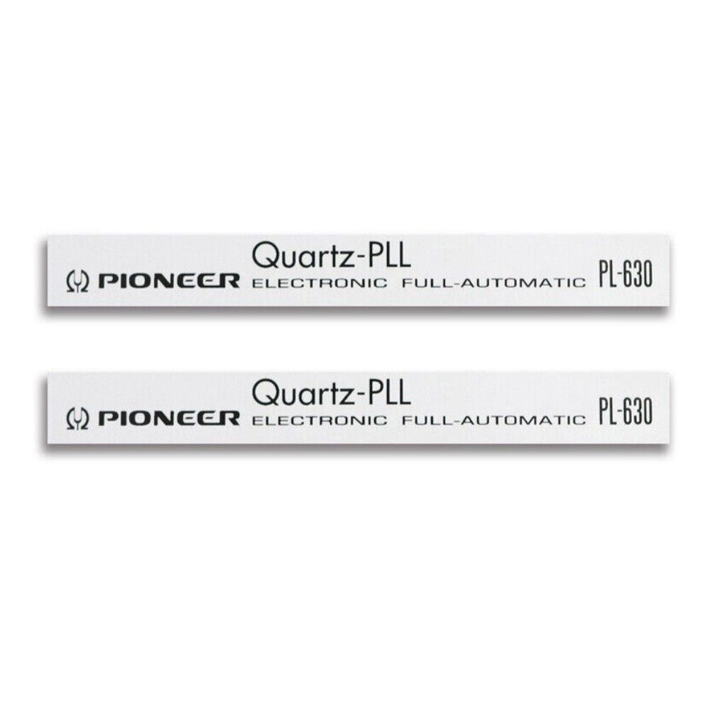 Эмблема логотипа для проигрывателя винила Pioneer PL-630, размер 127 ...