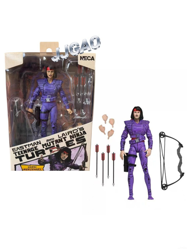 фигурки NECA, Teenage Mutant Ninja Turtles: Foot Clan, Karai, Mercenary ...